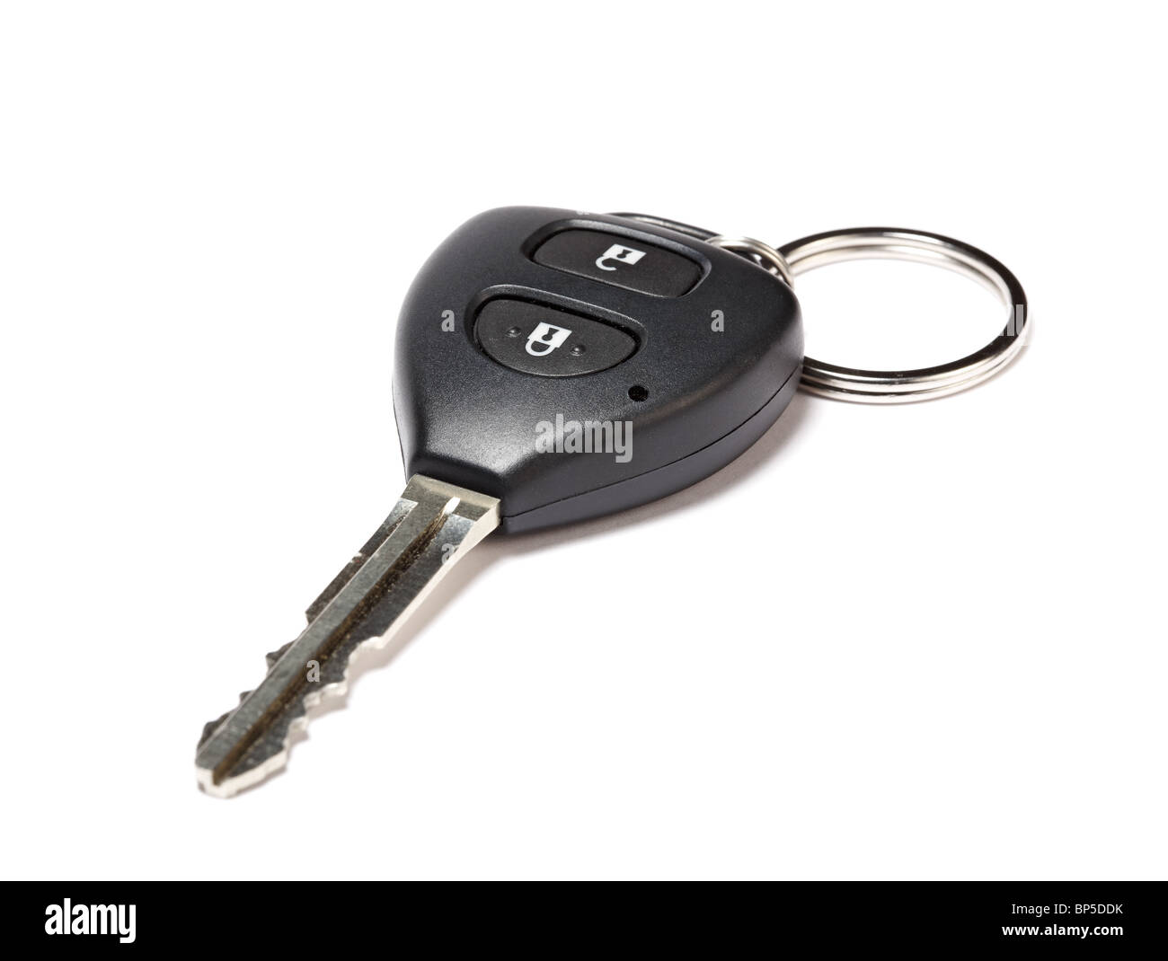 Car key isolated on white background with light shadow Stock Photo - Alamy
