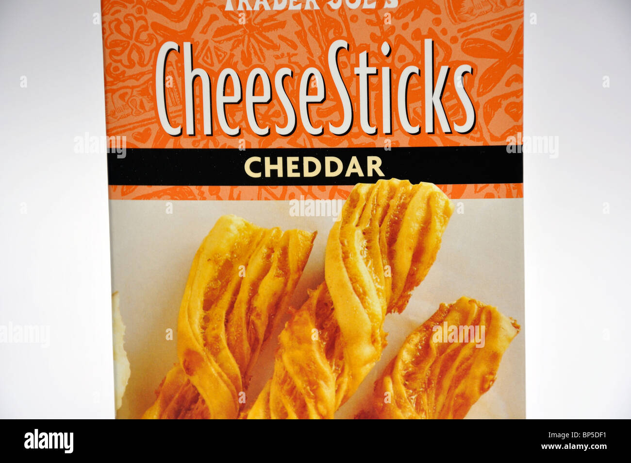 Cheese stick snacks in package Stock Photo - Alamy