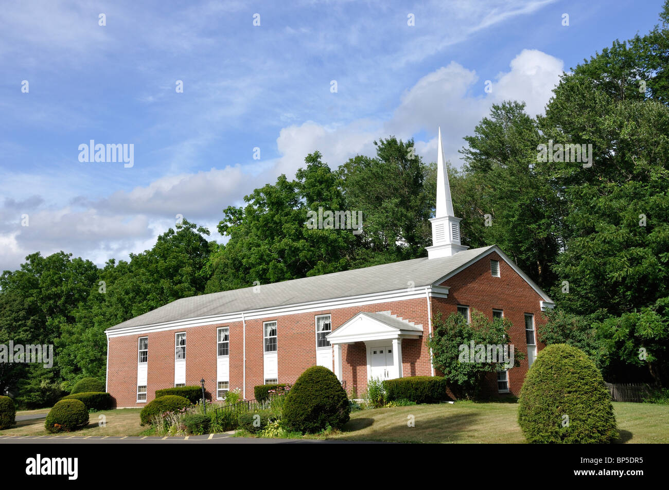 Church, New England, Connecticut, USA Stock Photo - Alamy