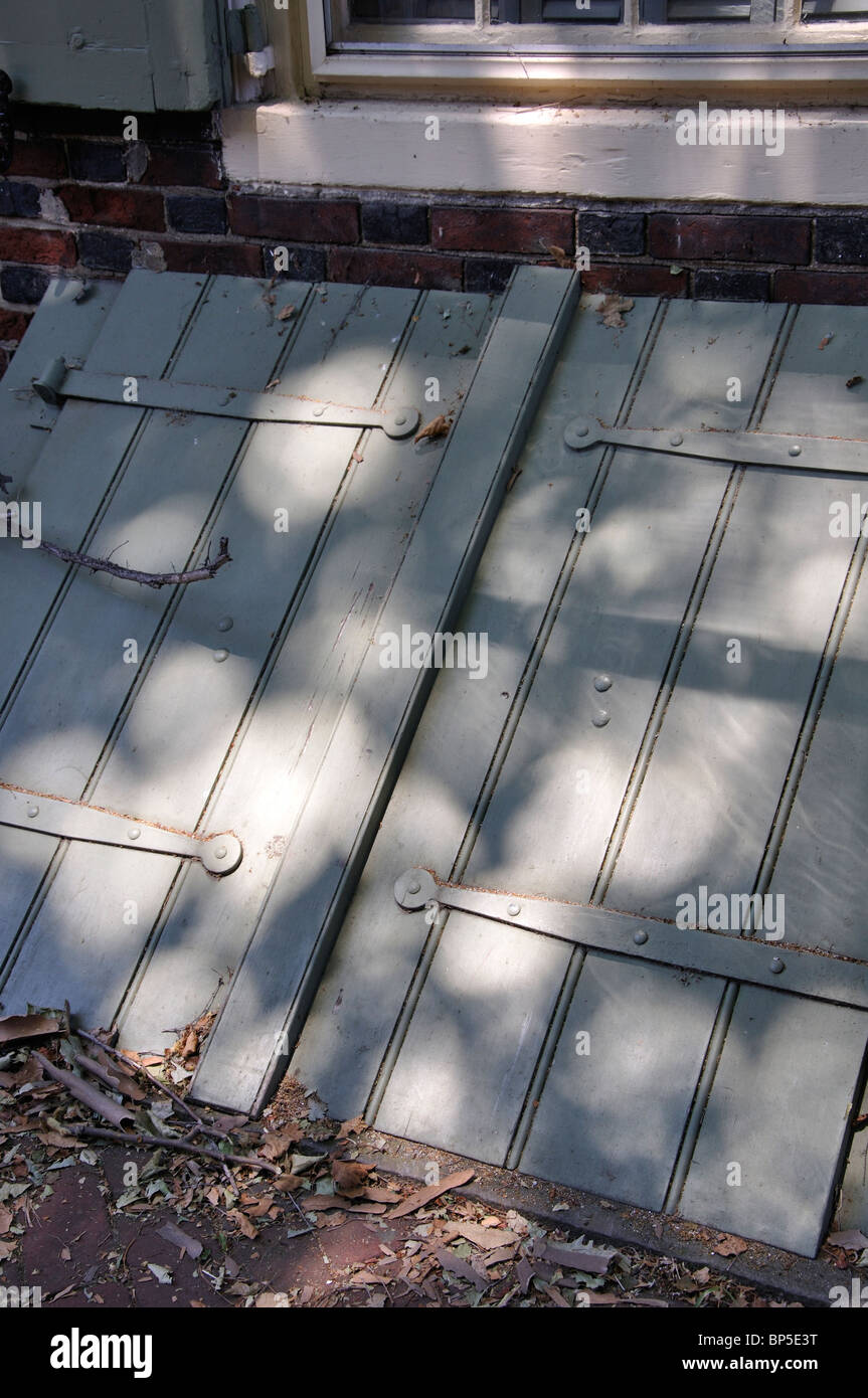 Hatchway, external cellar doors Stock Photo - Alamy