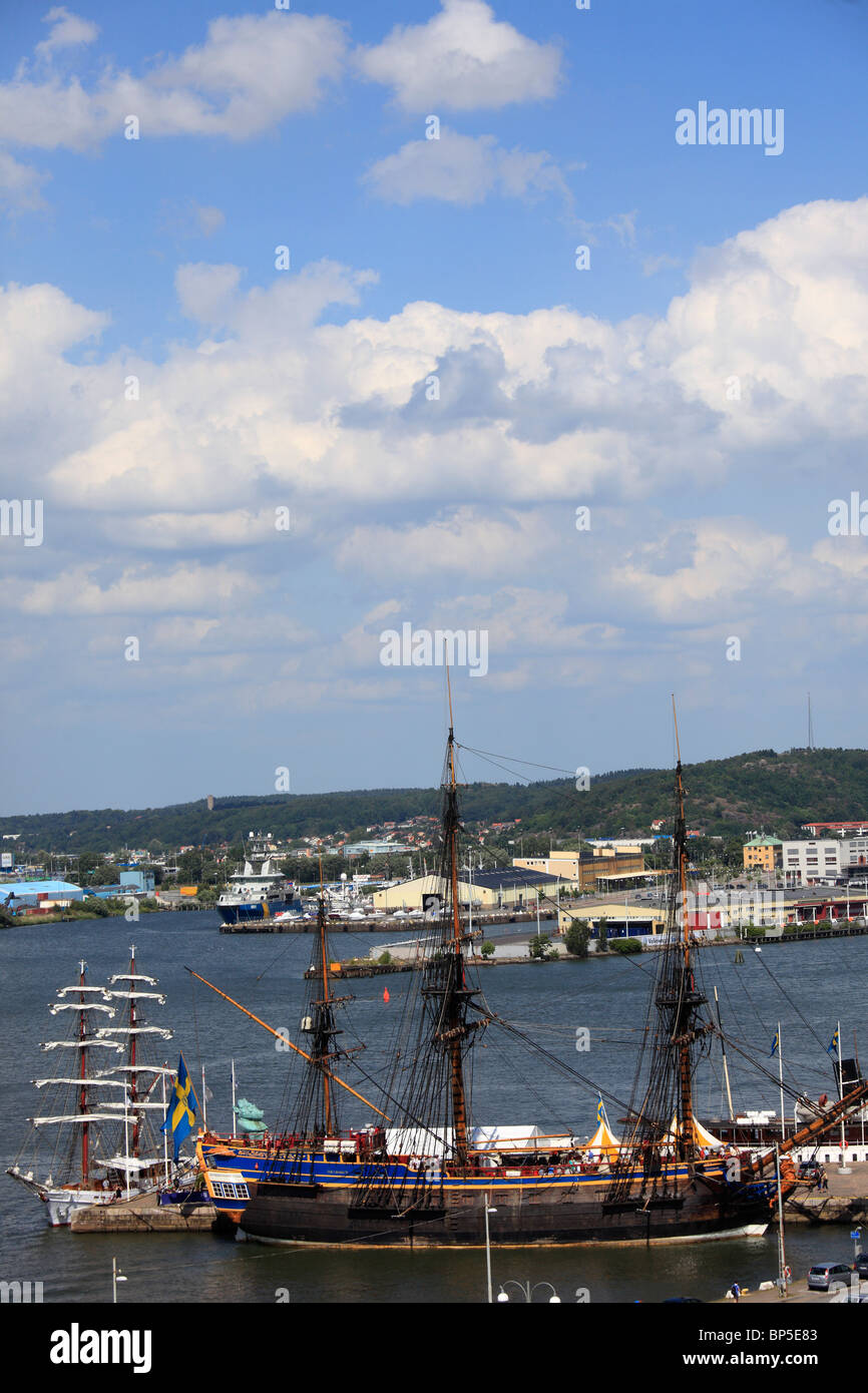 Sweden, Göteborg, Gothenburg, harbour, ships Stock Photo - Alamy