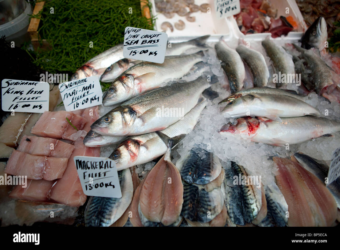 Borough market fish hi-res stock photography and images - Alamy
