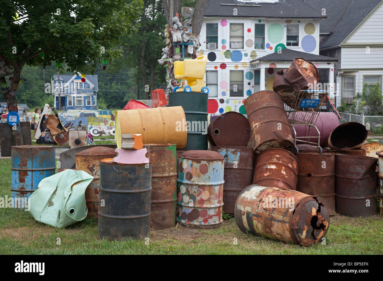 Heidelberg Street Art Project in Detroit Stock Photo - Alamy