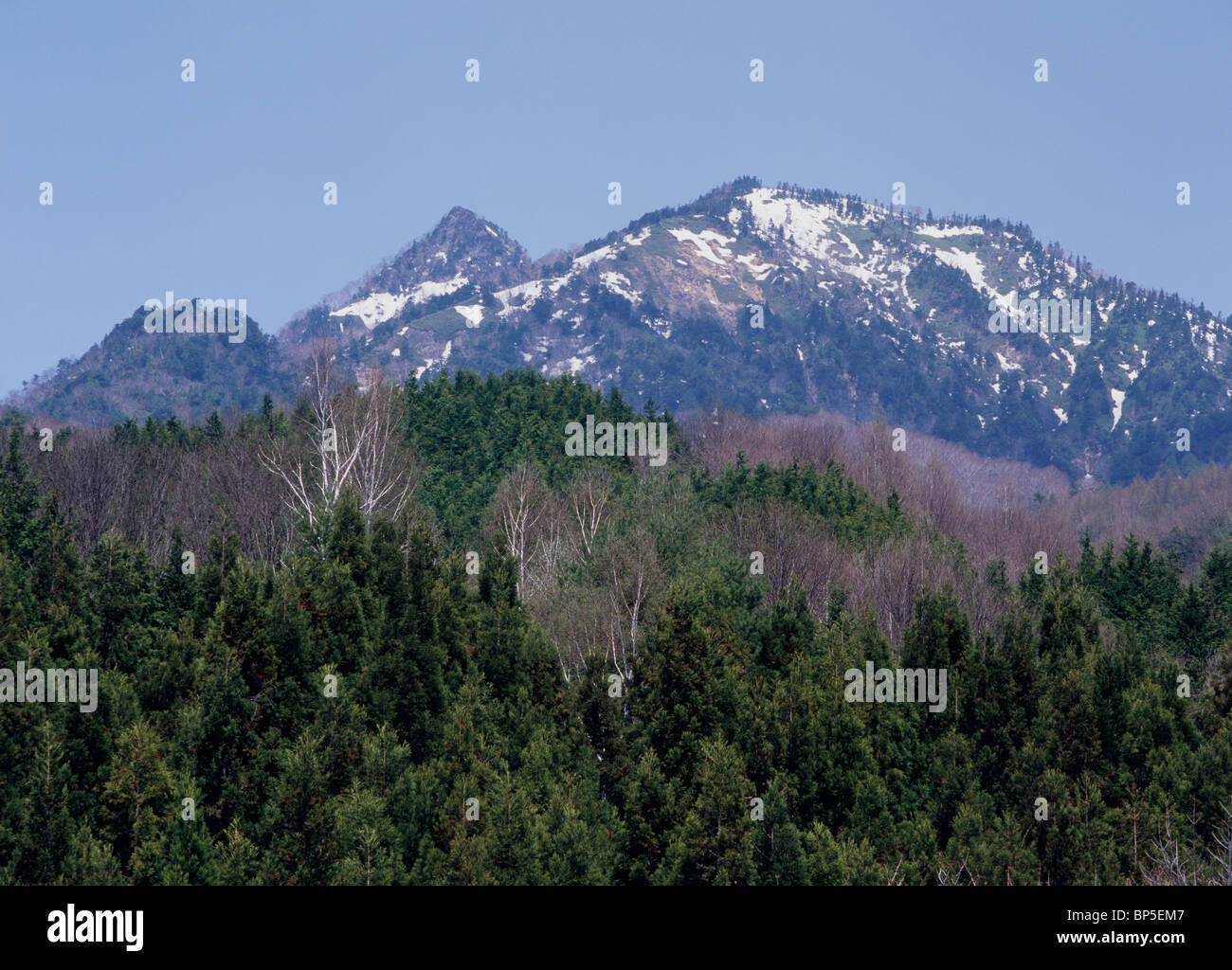 Mount Hotaka, Kawaba, Tone, Gunma, Japan Stock Photo - Alamy