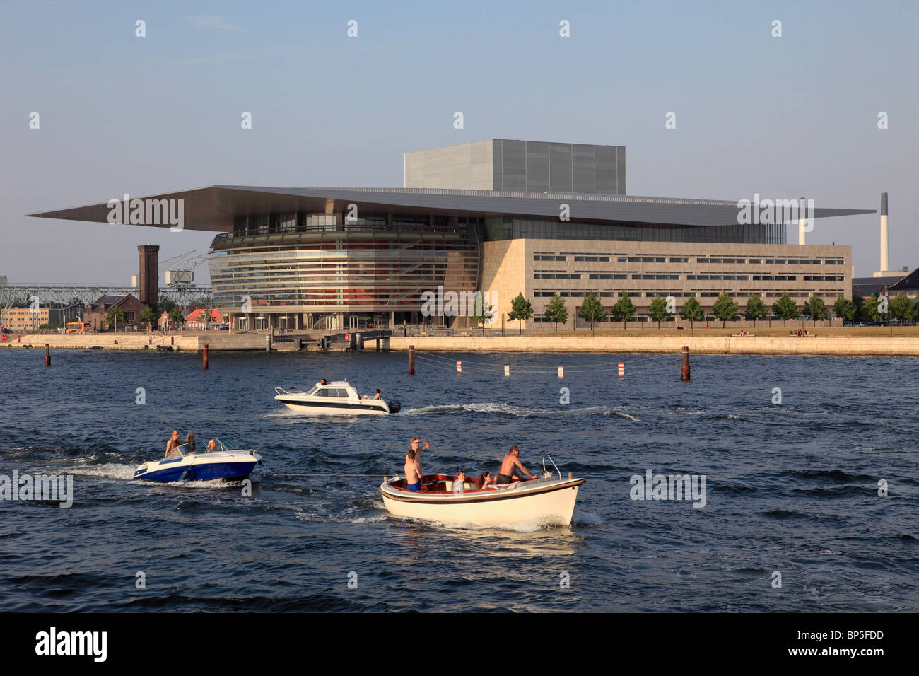 Denmark, Copenhagen, Opera House, boats Stock Photo - Alamy