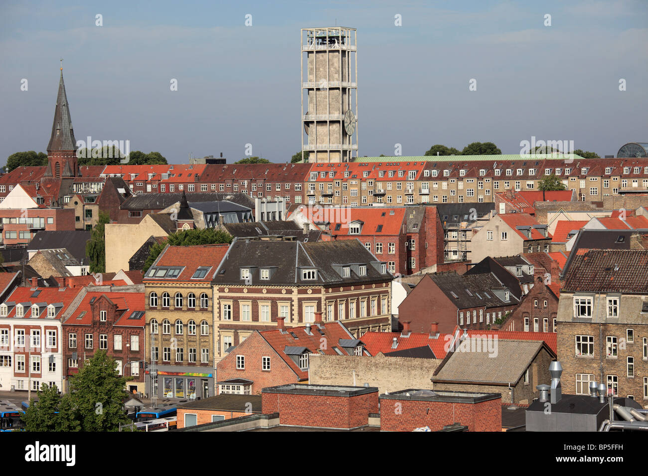 Denmark, Jutland, Arhus, skyline, general view Stock Photo - Alamy