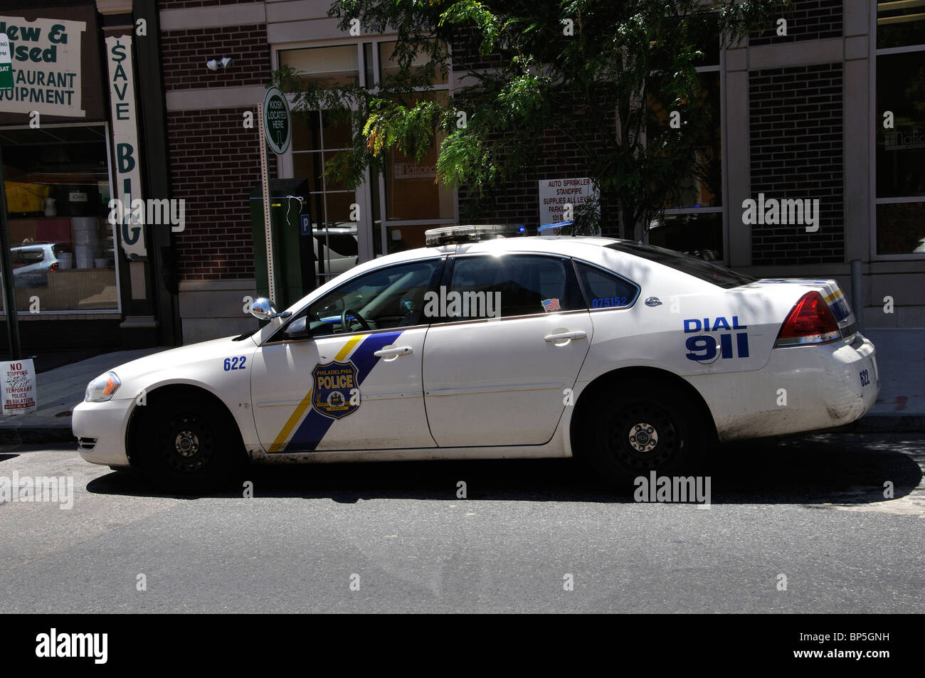 Police car, Philadelphia, Pennsylvania, USA Stock Photo - Alamy