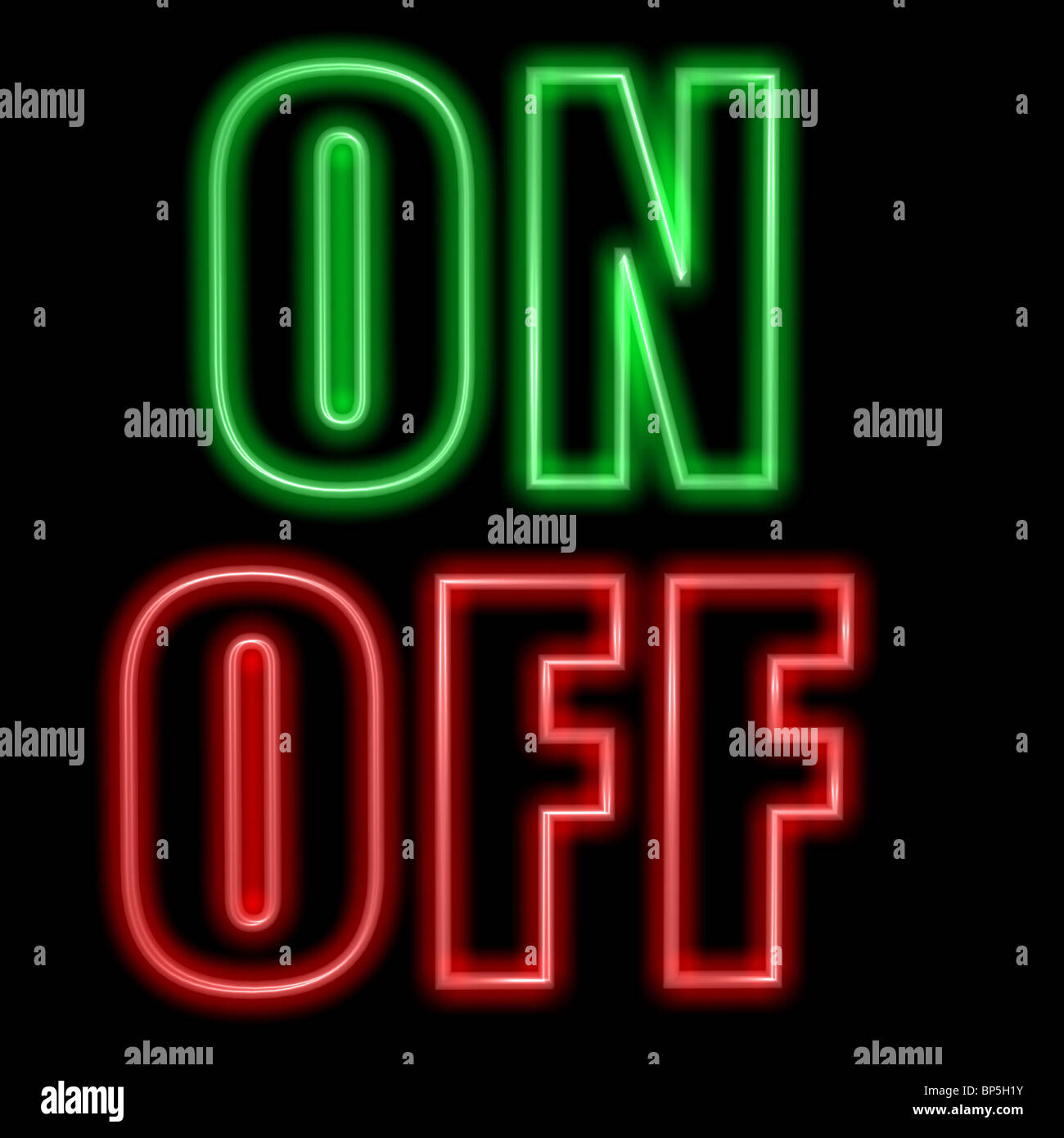 ON OFF sign Stock Photo - Alamy