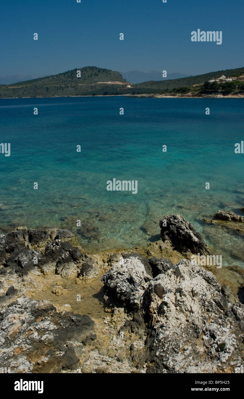 Albania scenic beach mediterranean sea hi-res stock photography and ...