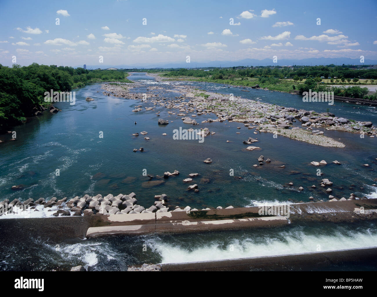 Tone River, Shibukawa, Gunma, Japan Stock Photo - Alamy