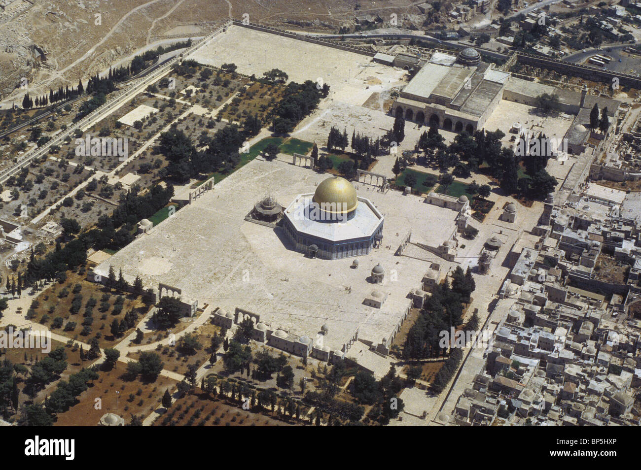 3397. JERUSALEM, THE TEMPLE MOUNT, THE DOME OF THE ROCK (CENTRE, GOLDEN ...