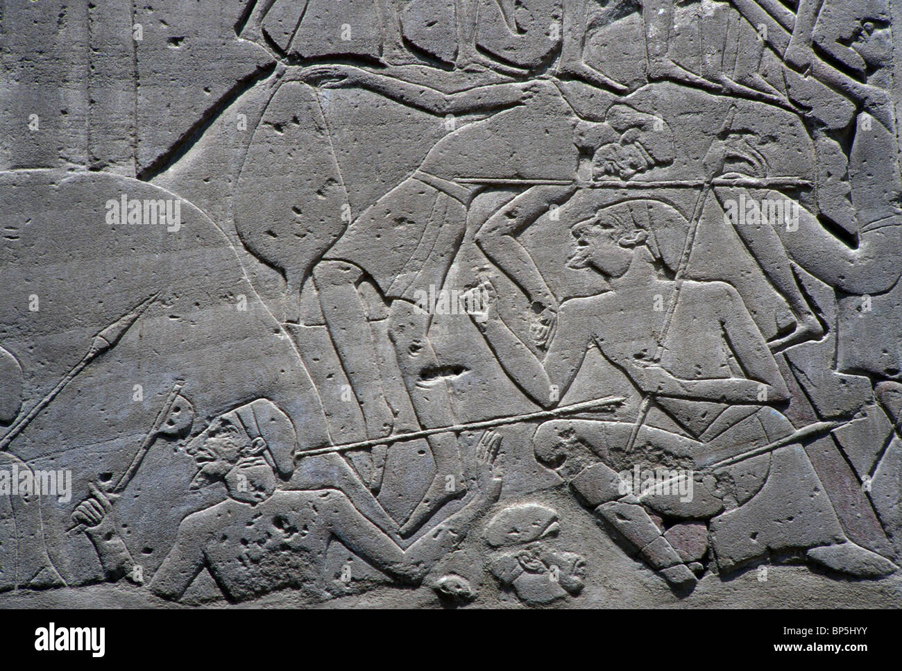 DETAIL DEPICTING THE DEAD SHASU - PEOPLE OF CNAAN FOLLOWING A BATTLE ...
