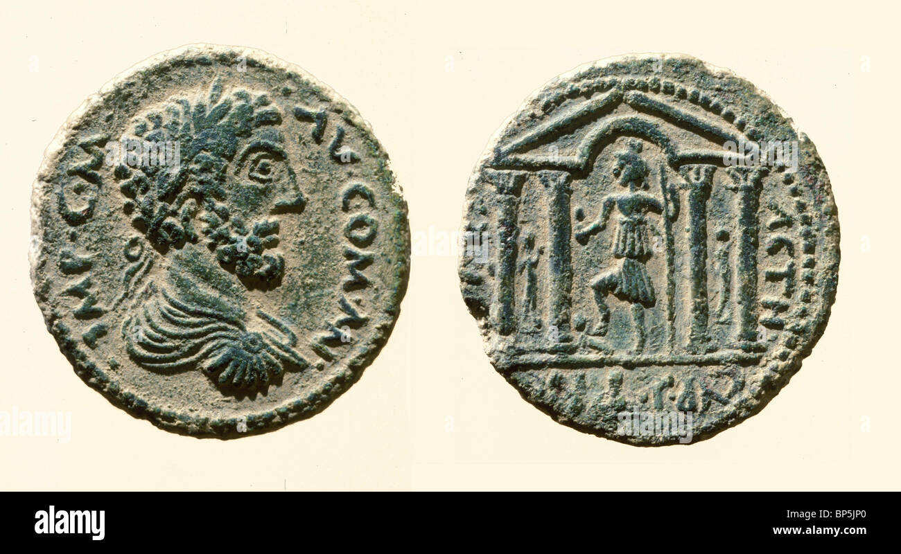 4165. ROMAN COINS WITH THE POTRAIT OF EMPEROR AURELIUS COMMODUS, 180 ...
