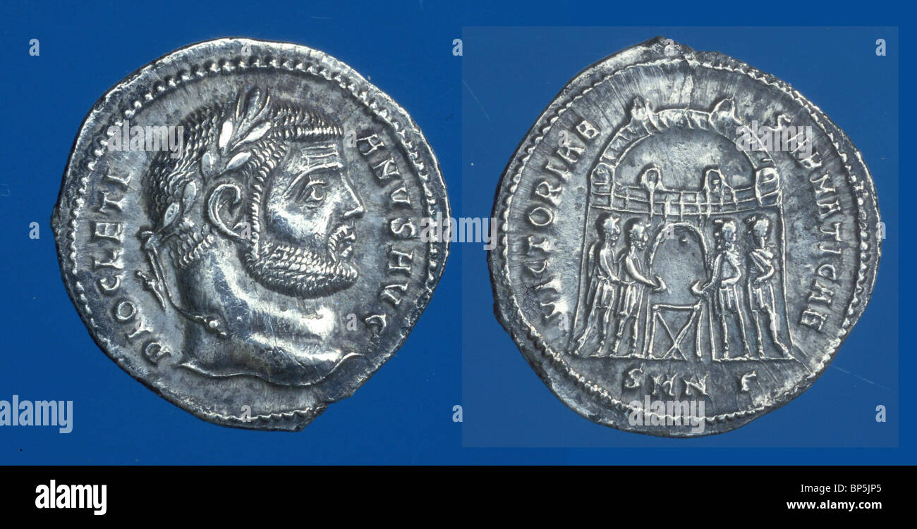 Diocletianus coin hi-res stock photography and images - Alamy