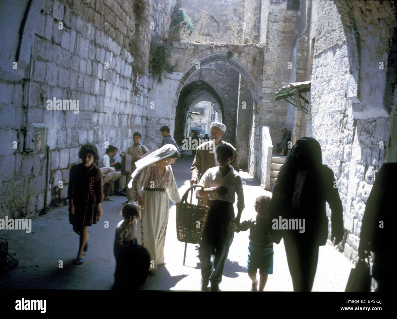 4483. JERUSALEM, OLD CITY STREET SCENE Stock Photo - Alamy
