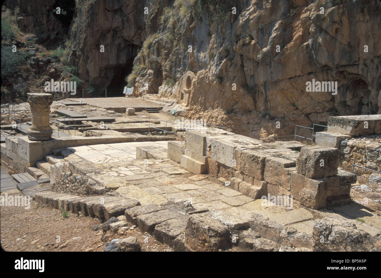 CAESAREA PHILIPPI (PANIAS) - REMAINS OF A TEMPLE DEDICATED TO THE ...
