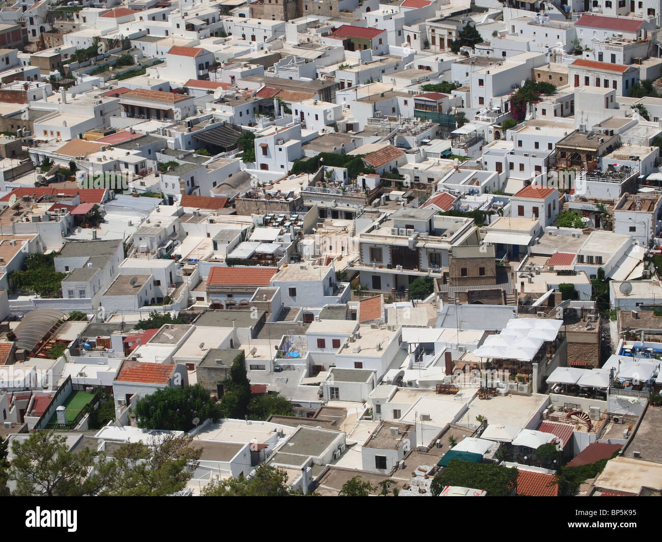 Lindos town rhodes hi-res stock photography and images - Alamy