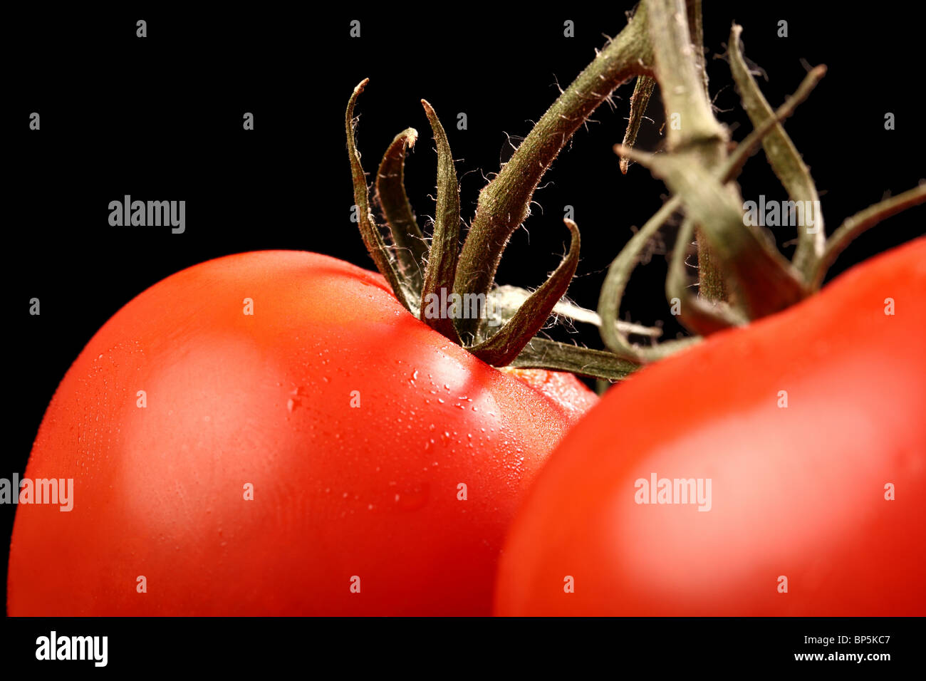 Delicious ripe tomatoes two Cut Out Stock Images & Pictures - Alamy
