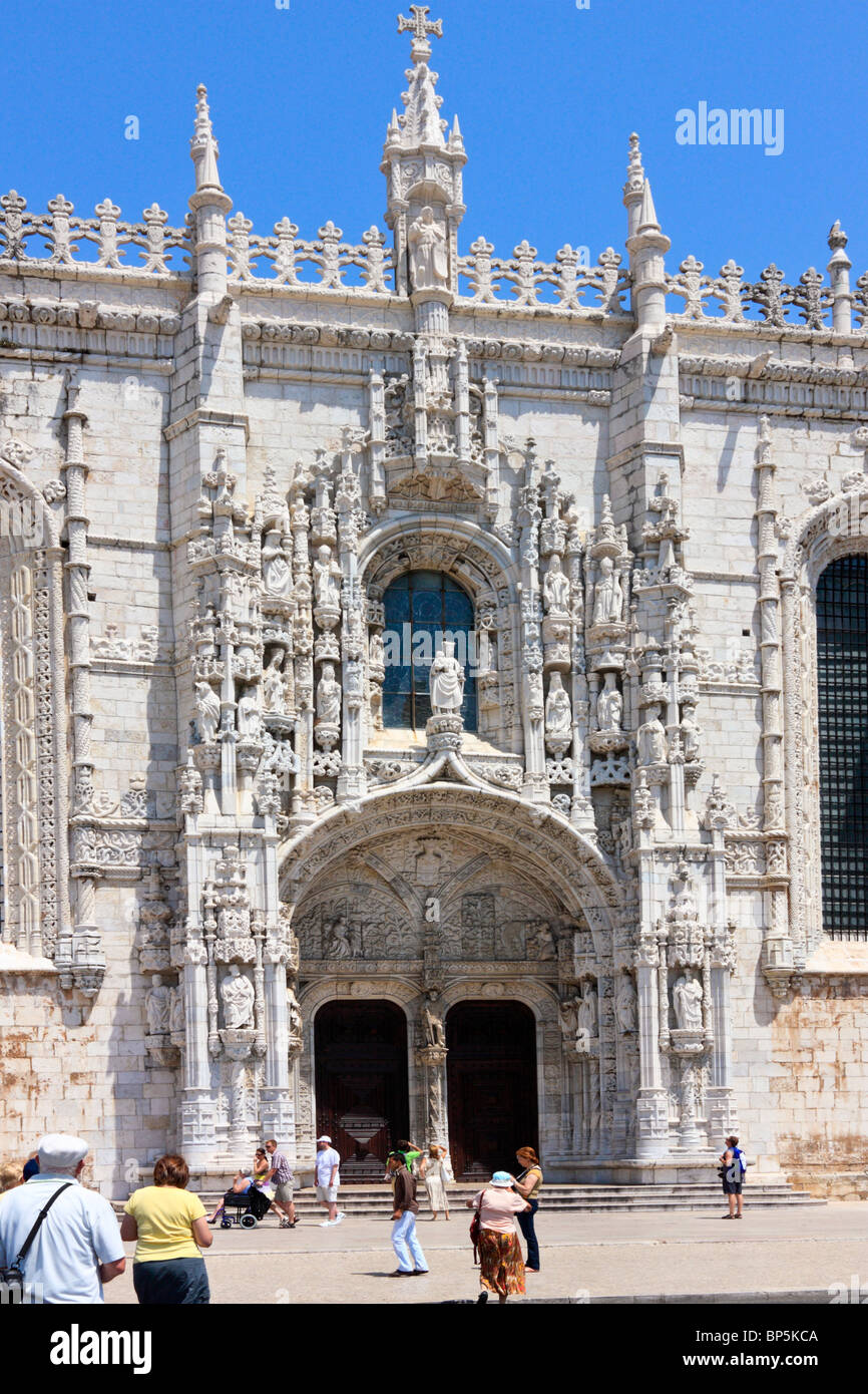 Stilvolle Mosteiro Dos Jeronimos Lissabon Portugal Ebenbild