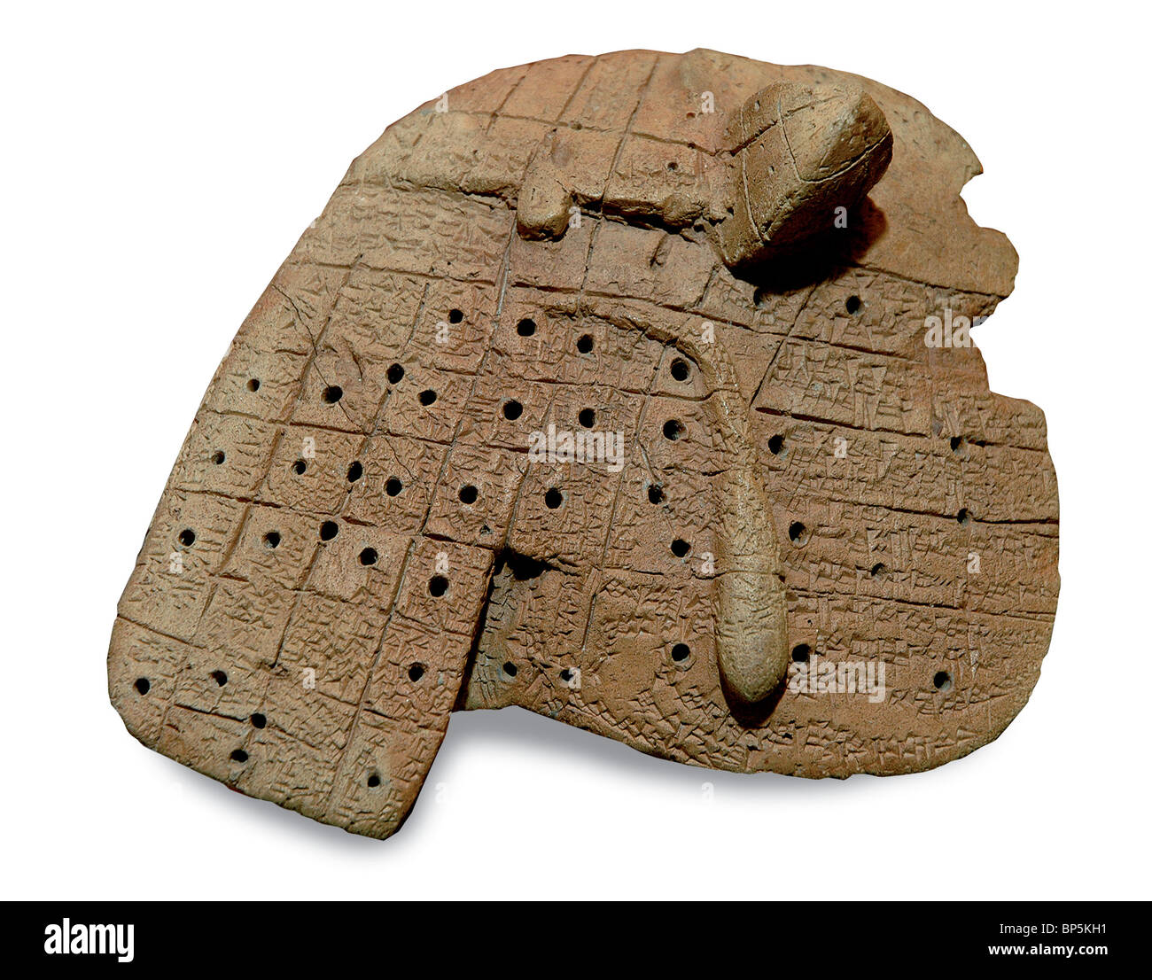 5238. MODEL OF LIVER MADE OF CLAY, INSCRIBED WITH OMENS AND MAGICAL ...