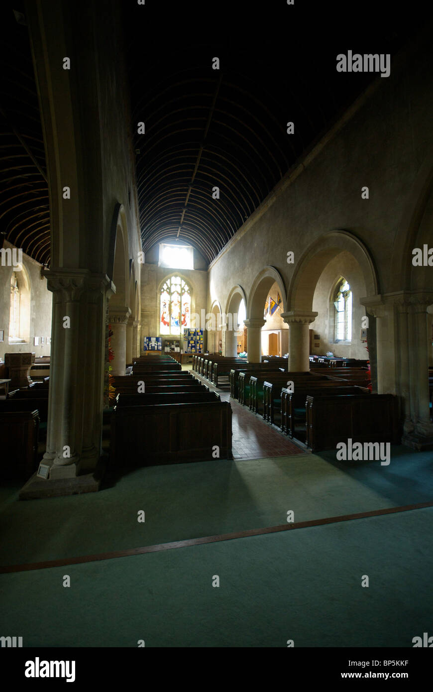 Corsham Parish Church Wiltshire UK Interior Stock Photo - Alamy