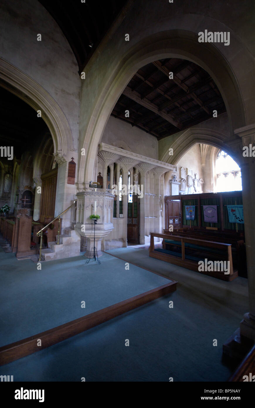 Corsham Parish Church Wiltshire UK Interior Stock Photo - Alamy