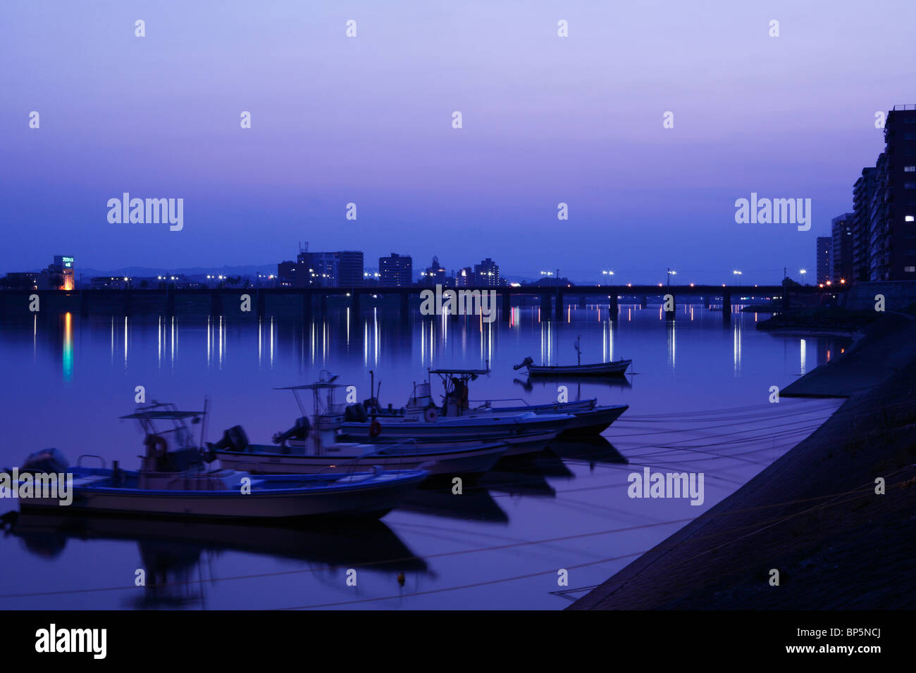 Oyodo River and Odo Bridge, Miyazaki, Miyazaki, Japan Stock Photo - Alamy