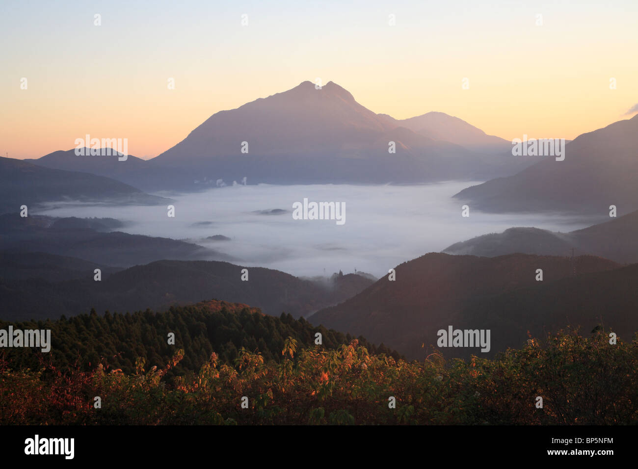 Mount Yufu, Yufu, Oita, Japan Stock Photo - Alamy