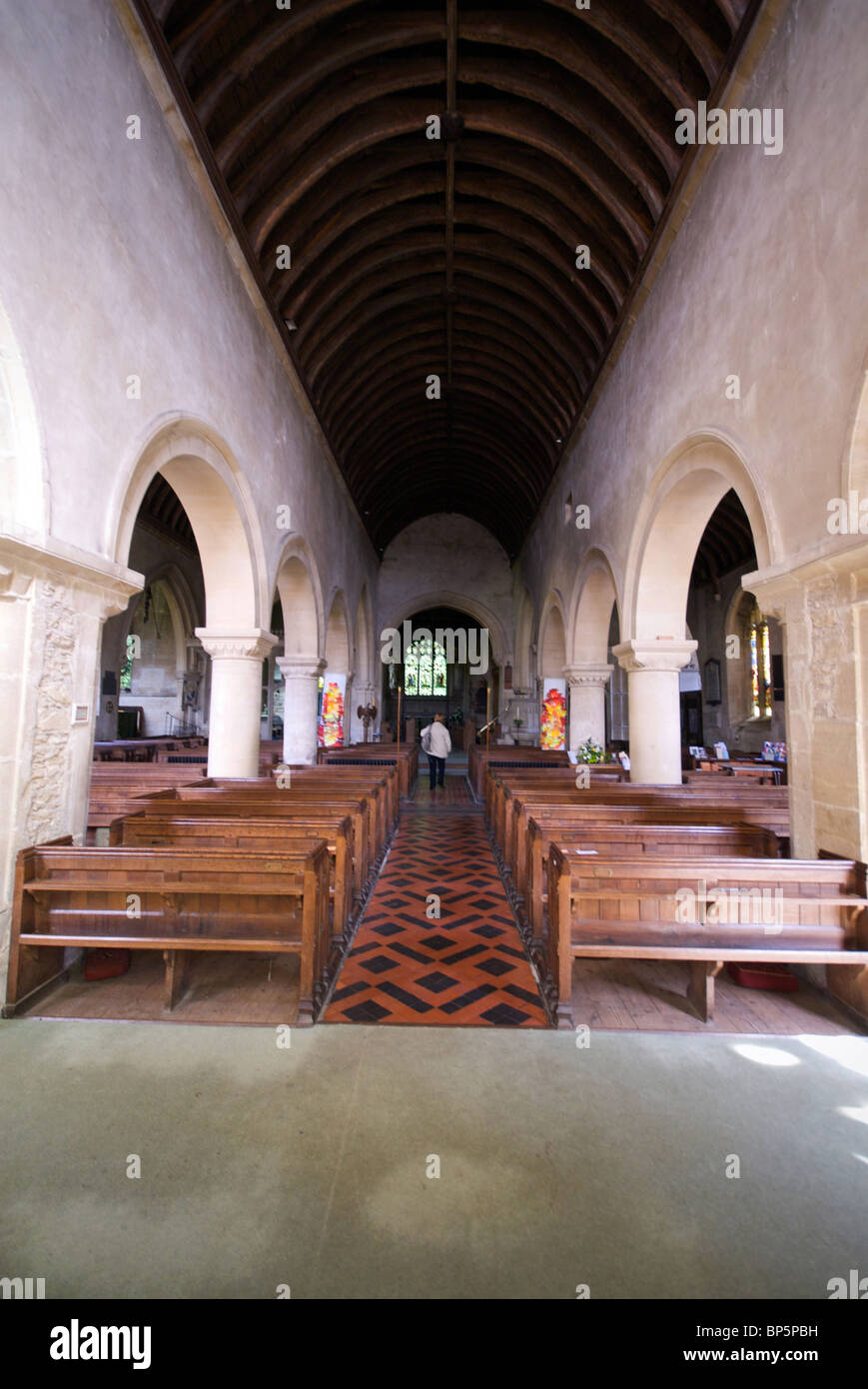 Corsham Parish Church Wiltshire UK Interior Stock Photo - Alamy