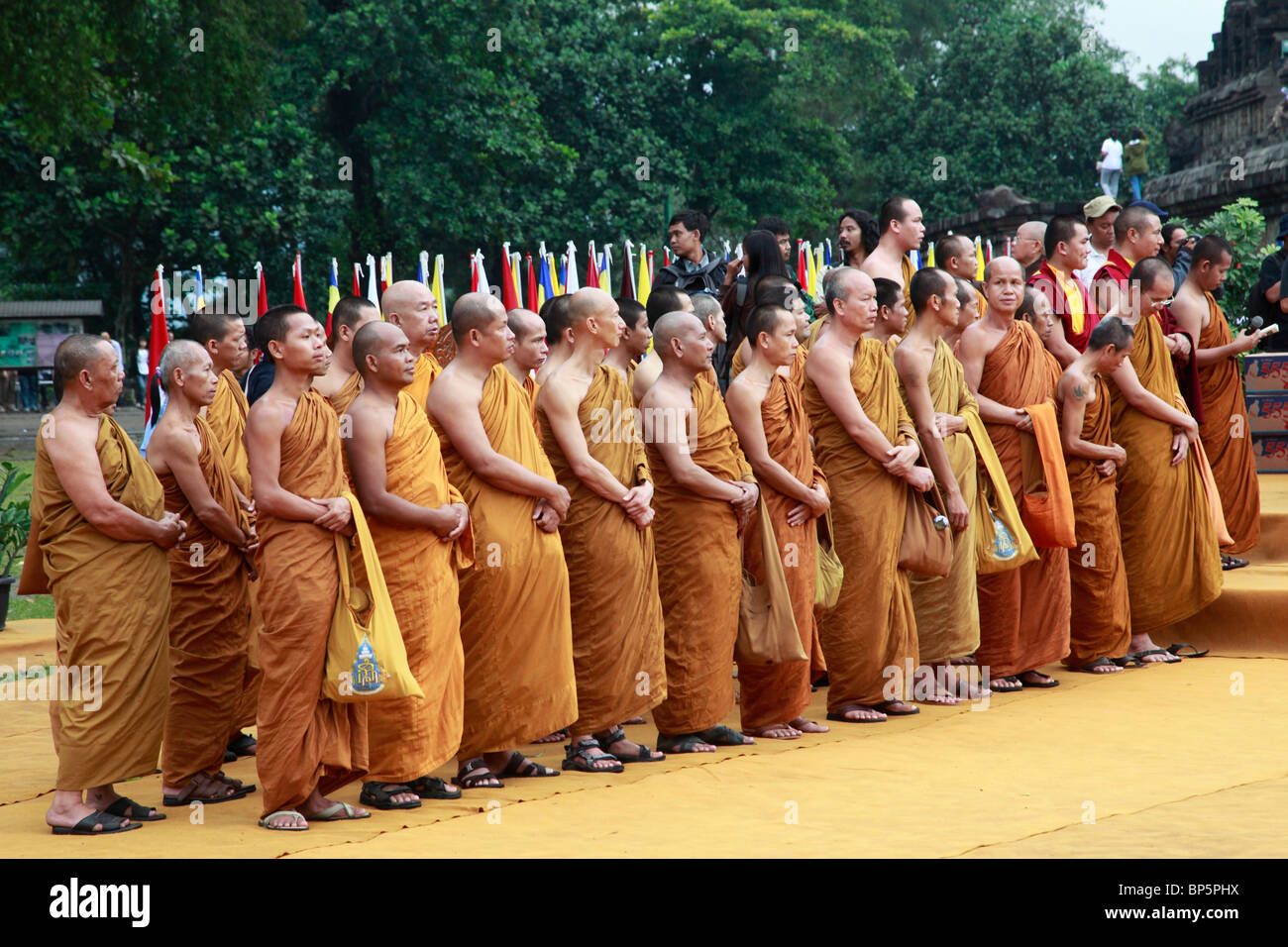 Indonesia, Java, Borobudur, Waisak Day celebration, Buddha's ...