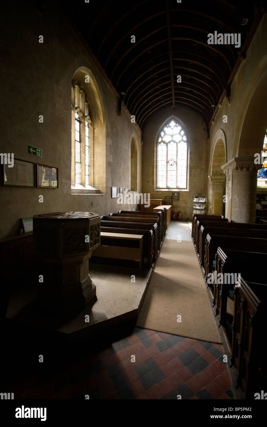 Corsham Parish Church Wiltshire UK Interior Stock Photo - Alamy