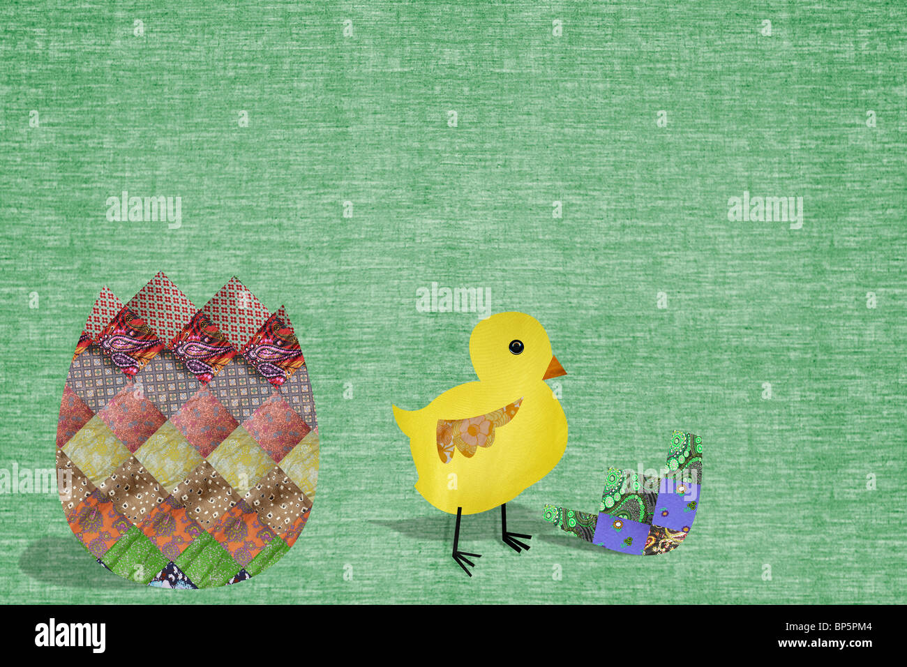 Easter chick and egg Stock Photo - Alamy