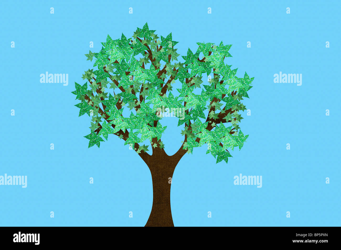 Tree in full leaf Stock Photo - Alamy