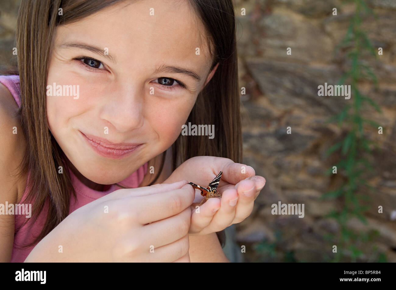Girl as butterfly hi-res stock photography and images - Alamy