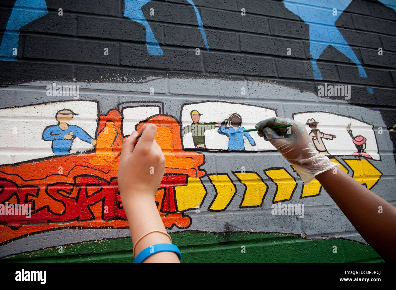 Nyc mural city as school hi-res stock photography and images - Alamy