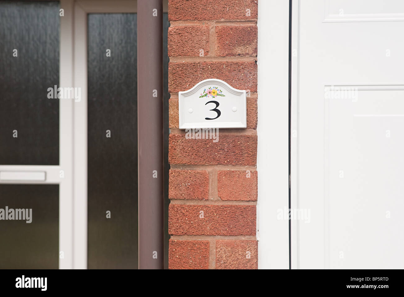 House number three Stock Photo - Alamy