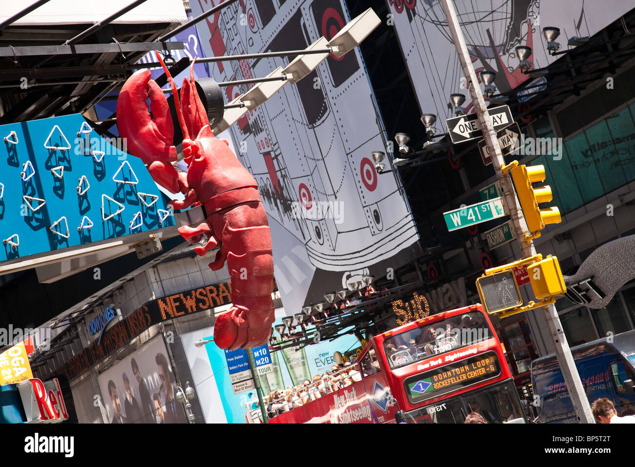 Colorful colourful vibrant vibrancy times square hi-res stock ...