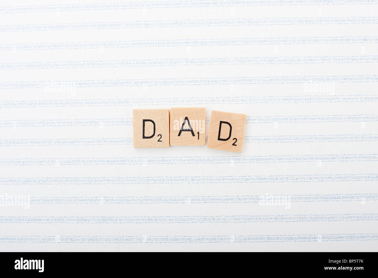 Letters spelling dad hi-res stock photography and images - Alamy