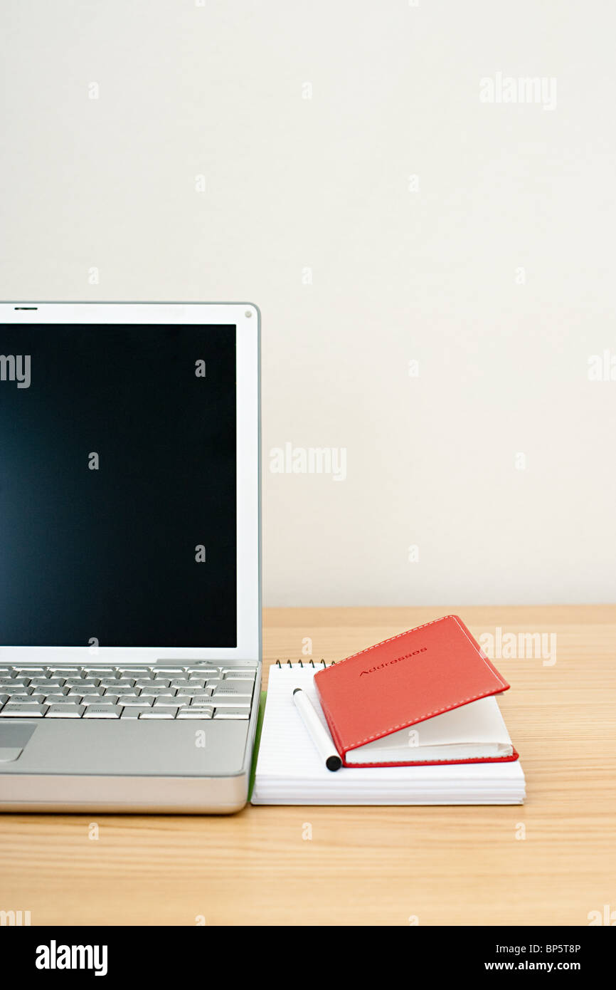 Laptop and notebooks Stock Photo - Alamy