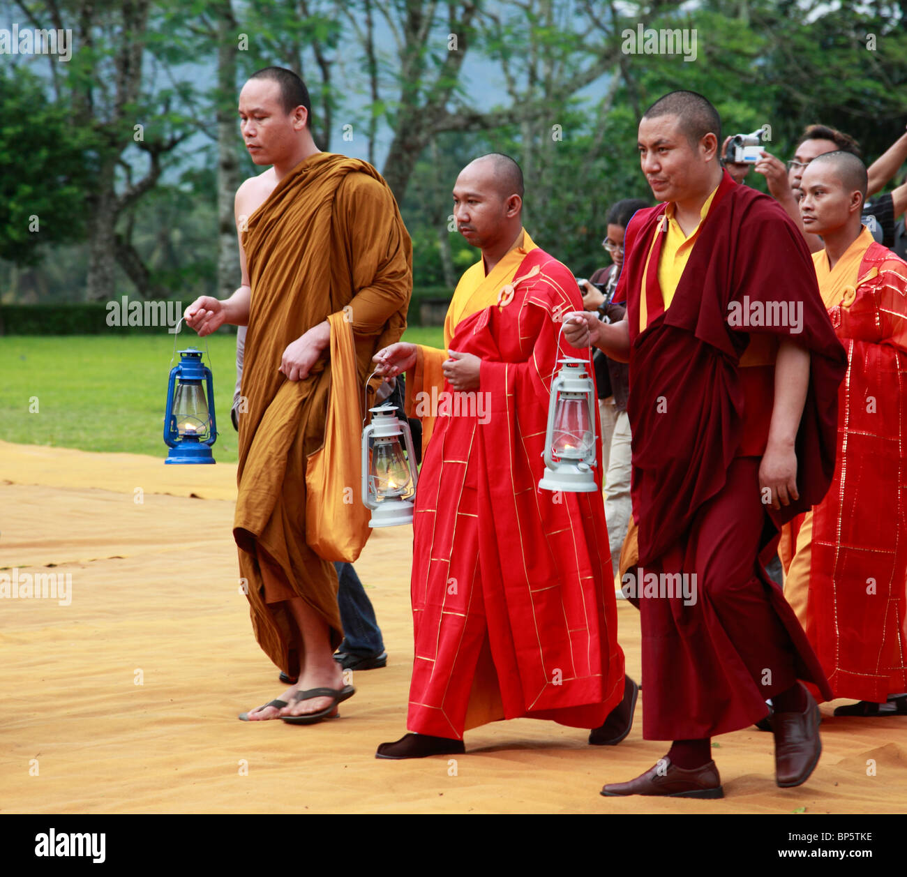 Indonesia; Java; Borobudur; Waisak Day celebration; Buddha's ...