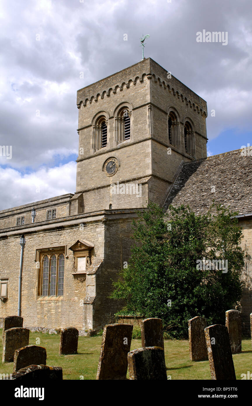 St. Mary`s Church, Kirtlington, Oxfordshire, England, UK Stock Photo ...