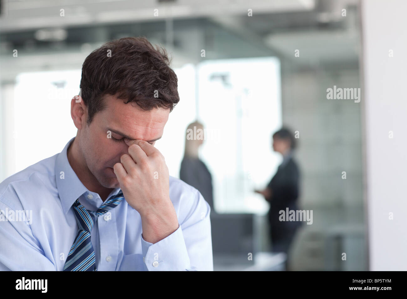 Office Worker Stressed Man High Resolution Stock Photography and Images ...
