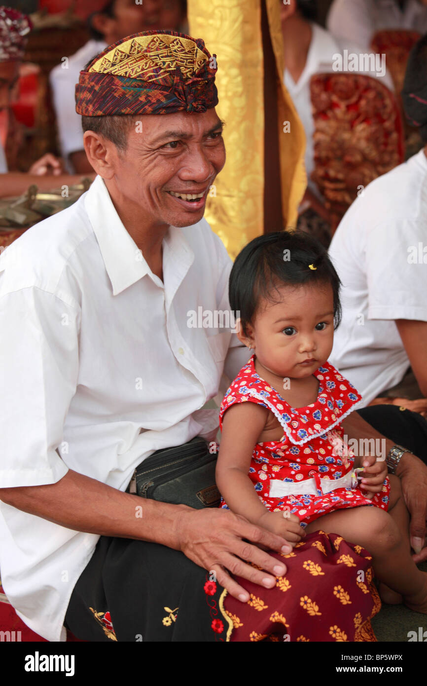 Indonesia, Bali, Mas, temple festival, people, odalan, Kuningan holiday ...