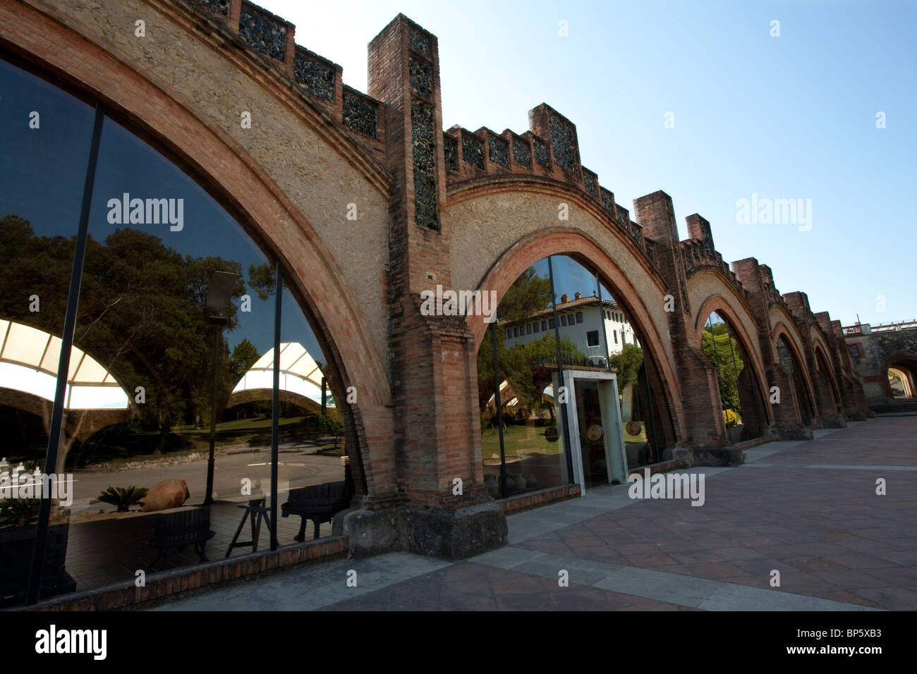 Barcelona Caves Codorniu Museum, exterior Stock Photo - Alamy