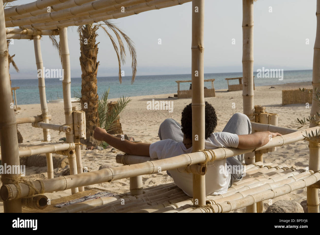 Basata Beach Camp Egypt Stock Photo - Alamy