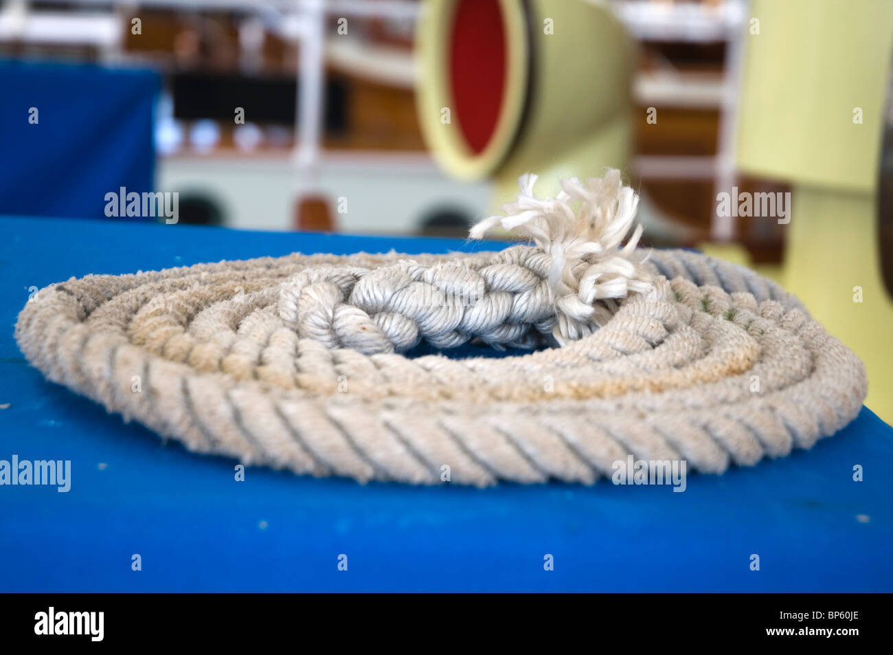 Hemp rope coiled hi-res stock photography and images - Alamy