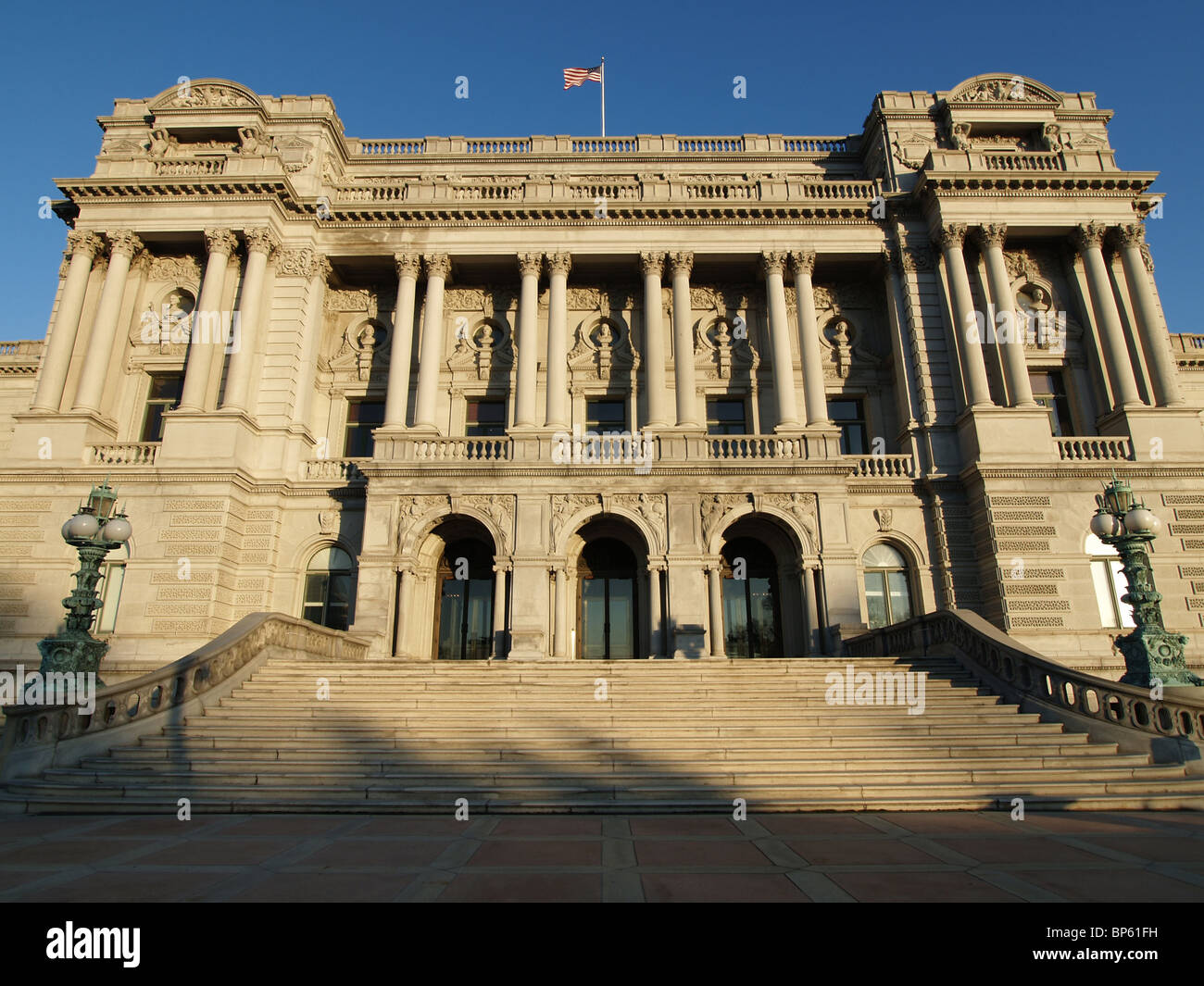 Exterior door at the Library of Congress in Washington DC Stock Photo ...