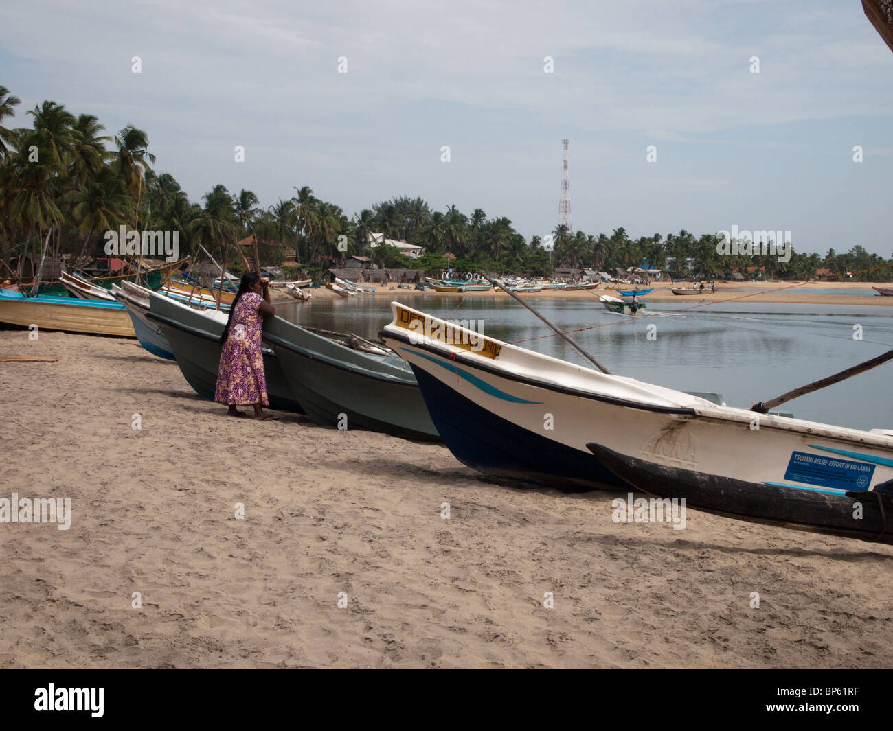 Sri Lanka, Ampara District, Arugam Bay, Pottuvil a small fishing ...