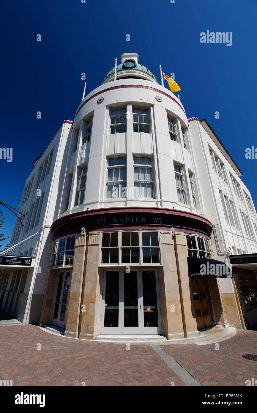 Art Deco buildings in Napier Stock Photo - Alamy