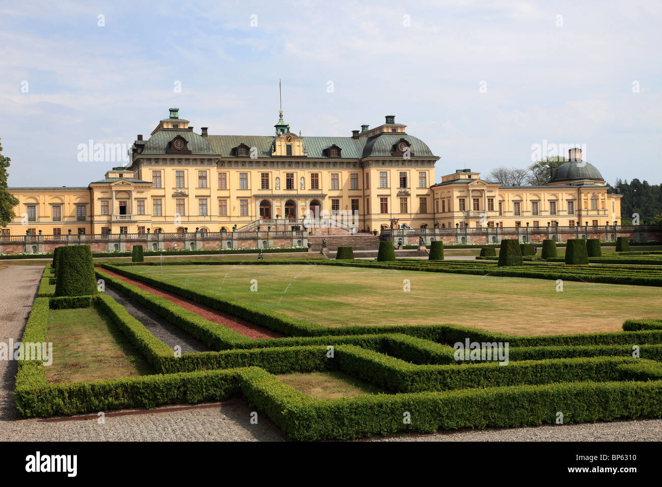 Sweden, Drottningholm, Royal Palace, garden Stock Photo - Alamy
